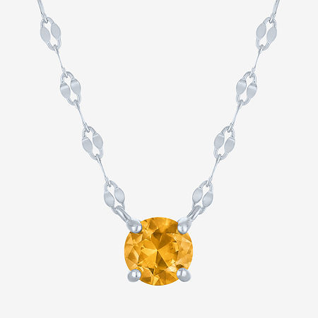 Click here for Womens Genuine Yellow Citrine Sterling Silver Roun... prices