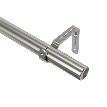 Click here for Umbra Zen 1 IN Curtain Rod  One Size  Silver prices