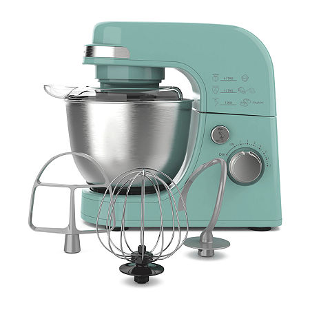 Hamilton Beach 7-Speed 4 Quart Stand Mixer  300 Watts - Aqua