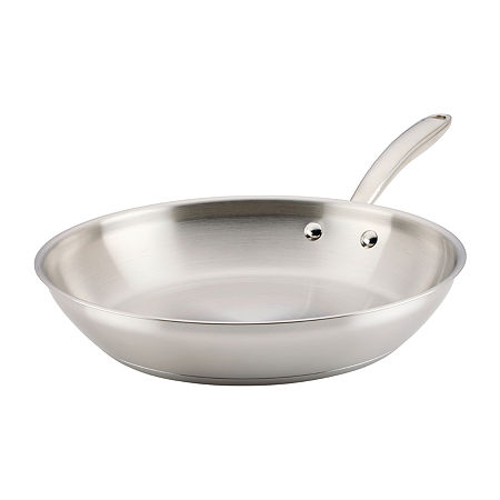 Rachael Ray Professional 12.5 Induction Frying Pan - Stainless Steel