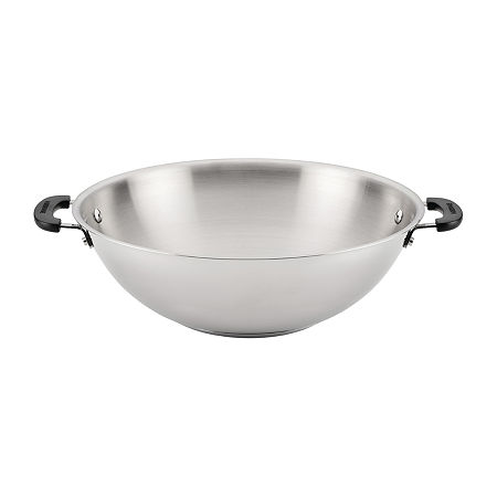 Click here for Farberware Stainless Steel 14 Wok  One Size  Silve... prices