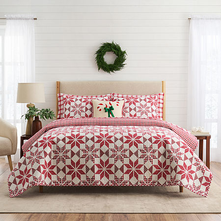Click here for Martha Stewart Holiday Star 3-pc. Quilt Set  One S... prices