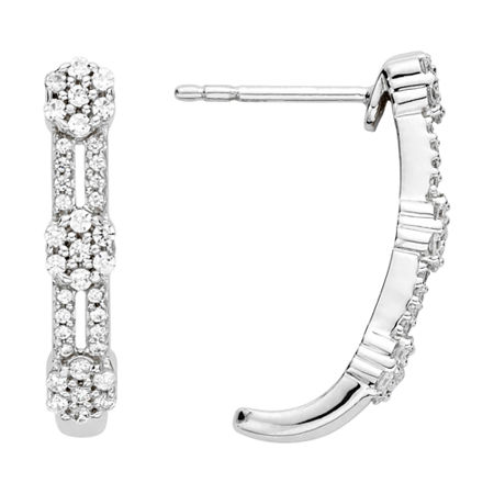 Click here for Diamond Blossom 1/2 CT.T.W. Natural Diamond Hoop E... prices