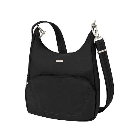 Travelon Anti-Theft Classic Crossbody Bucket Bag - Black