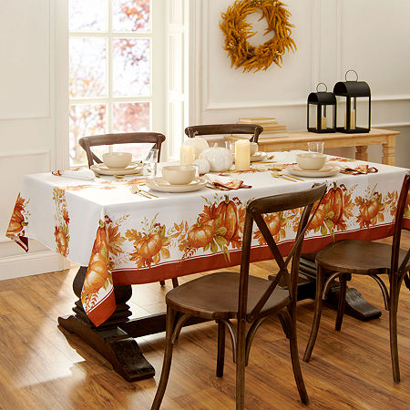 Click here for Autumn Pumpkin Grove Fall Rectangle Tablecloth 60... prices