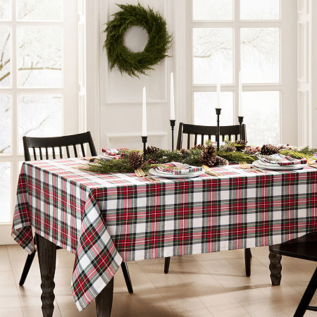 Click here for Elrene Christmas Classic Holiday Plaid Tablecloth... prices