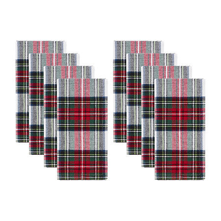 Click here for Elrene Christmas Classic Holiday Plaid 8 Piece Nap... prices