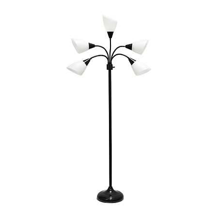 Click here for Simple Designs 5 Light Adjustable Gooseneck Floor... prices