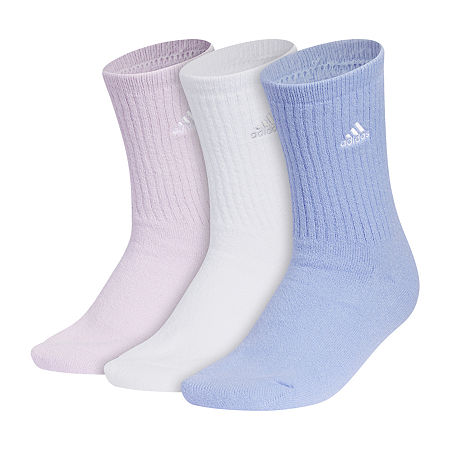Click here for adidas Cozy Comfort Cushion Womens 3 Pair Crew Soc... prices