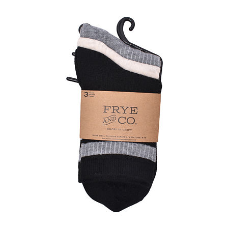 Click here for Frye and Co. Rib Shortie Womens 3 Pair Crew Socks... prices