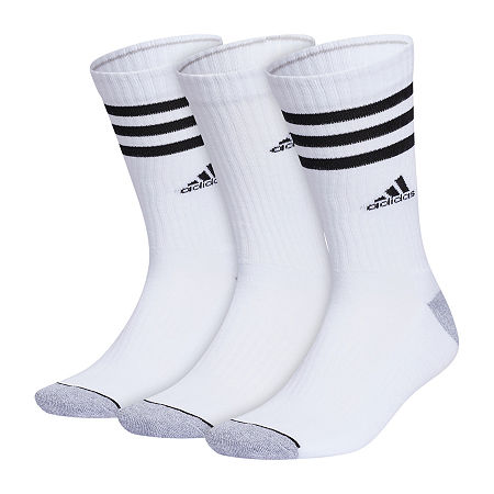 Click here for adidas Cushion Mens 3 Pair Crew Socks  10-13  Whit... prices