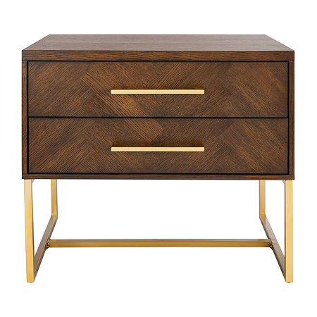 Click here for Estelle 2-Drawer Nightstand  One Size  Brown prices