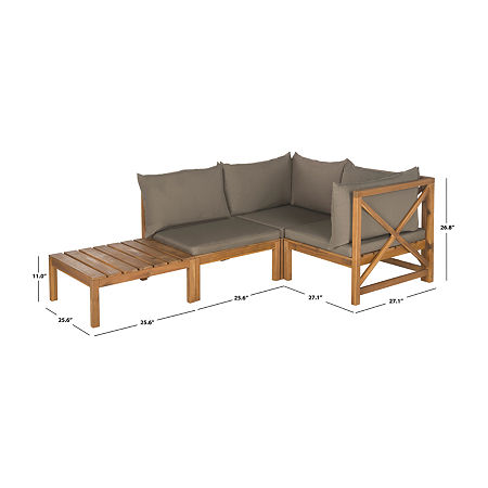 Click here for Pieter 4-Pc. Outdoor Sectional with Coffee Table -... prices