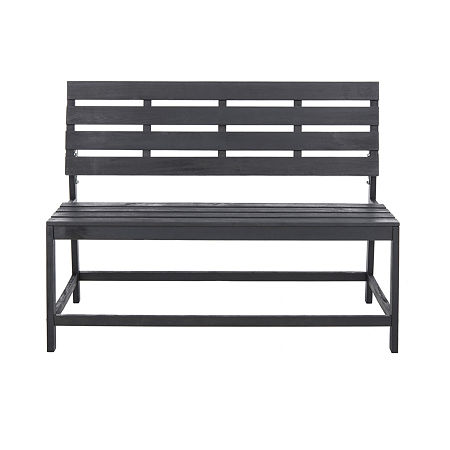 Click here for Ruben Natural Wood Patio Bench  One Size  Gray prices