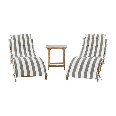 Click here for Irena Outdoor 3-Pc. Lounge Set (2 Lounges & 1 End... prices