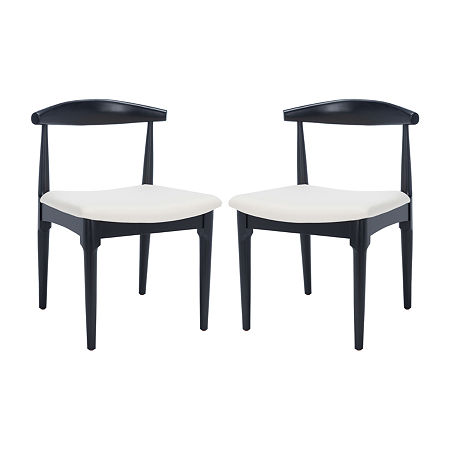 Click here for Lionel Retro Dining Chair (Set Of 2) - Black/white prices
