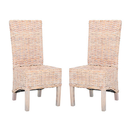 Click here for Pembrooke Dining Side Chair-Set of 2  One Size  Wh... prices