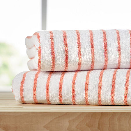 Click here for ienjoy Home Cabana Stripe Cotton 2-Pack Beach Towe... prices