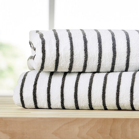 Click here for ienjoy Home Cabana Stripe Cotton 2-Pack Beach Towe... prices