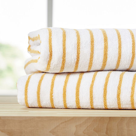 Click here for ienjoy Home Cabana Stripe Cotton 2-Pack Beach Towe... prices