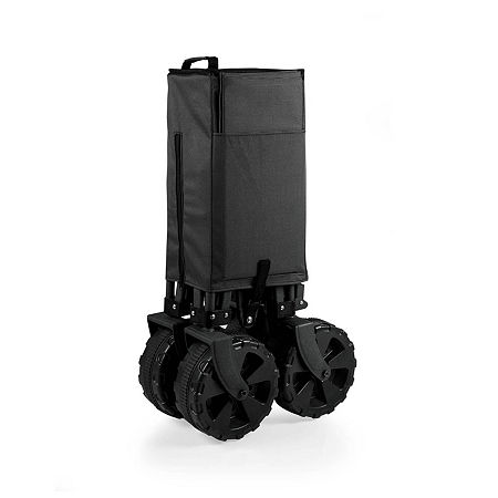 Oniva by Picnic Time Black Adventure Wagon Elite All-Terrain Portable Utility Wagon - Grey