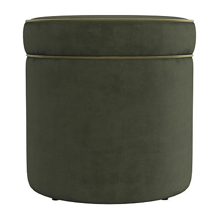 Click here for HOMEPOP Lift-Top Ottoman  One Size  Green prices