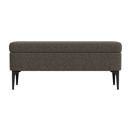 Click here for HOMEPOP Storage Bench  One Size  Brown prices