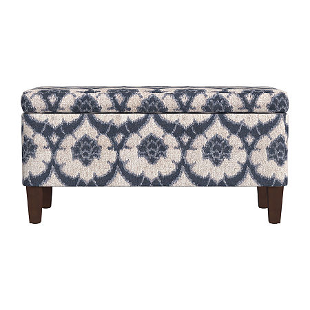 Click here for HOMEPOP Storage Bench  One Size  Blue prices