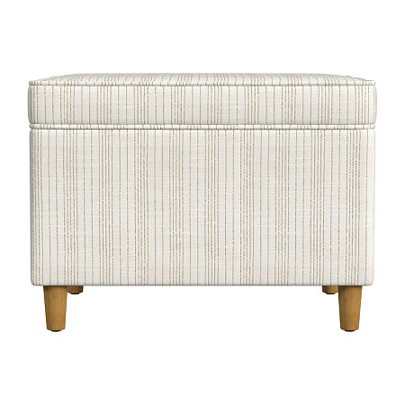 Click here for HOMEPOP Ottoman  One Size  White prices