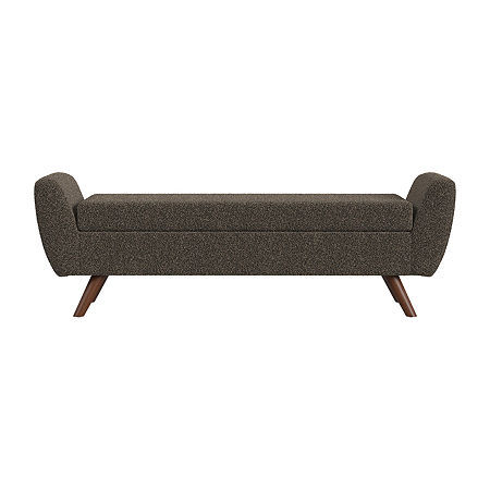 Click here for HOMEPOP Storage Bench  One Size  Brown prices