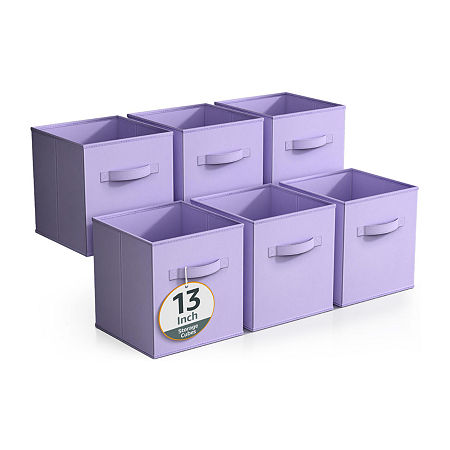 Click here for Sorbus 6 Pack 13 Foldable Cubes With Handles Stora... prices