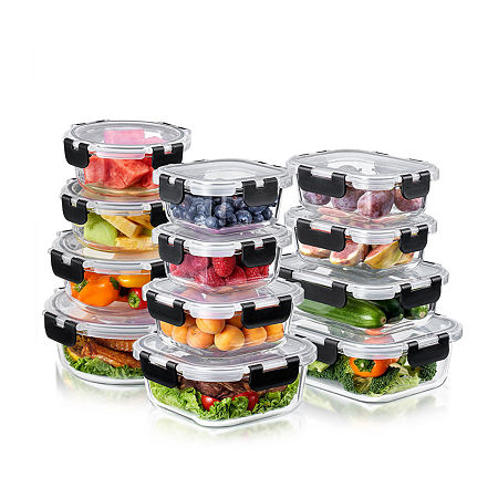 Click here for Sorbus 24-Piece Glass Food Storage Containers with... prices