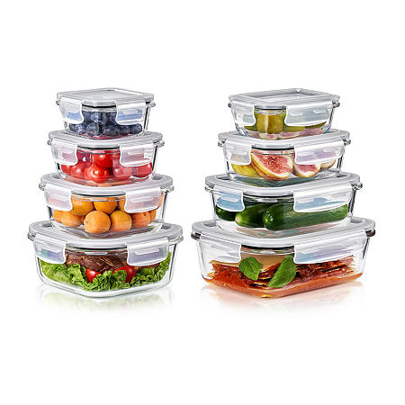 Click here for Sorbus 16-Piece Glass Food Storage Containers with... prices