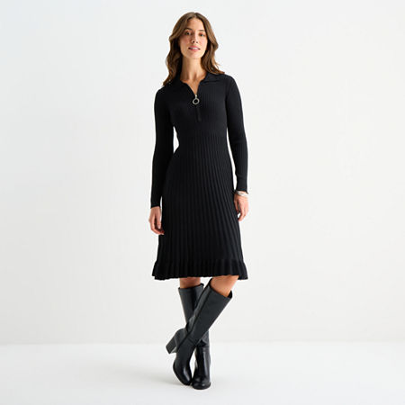 Click here for Robbie Bee Womens Long Sleeve Sweater Dress  Small... prices