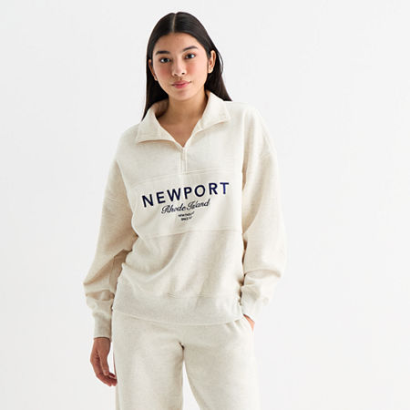 Click here for Arizona Womens Long Sleeve Fleece Zipper Hoodie  3... prices