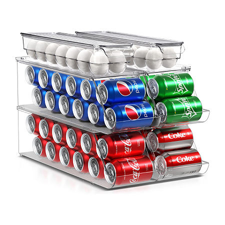 Click here for Sorbus Can & Egg Holder Set - 4 Stackable Can Disp... prices