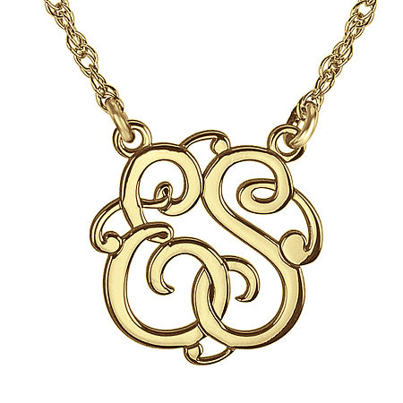 Click here for Personalized 15mm Monogram Initials Pendant Neckla... prices