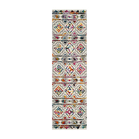 Click here for Safavieh Colleen Geometric Shag Rectangular Runner... prices