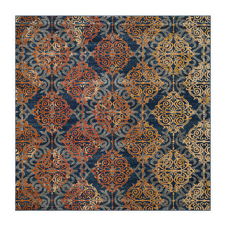 Click here for Safavieh Catriona Damask Square Rugs  One Size  Mu... prices