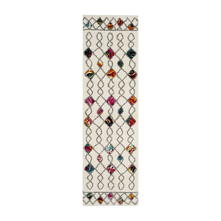 Click here for Safavieh Lucinda Geometric Shag Rectangular Runner... prices
