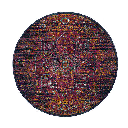 Click here for Safavieh Damjan Oriental Round Rugs  One Size  Mul... prices