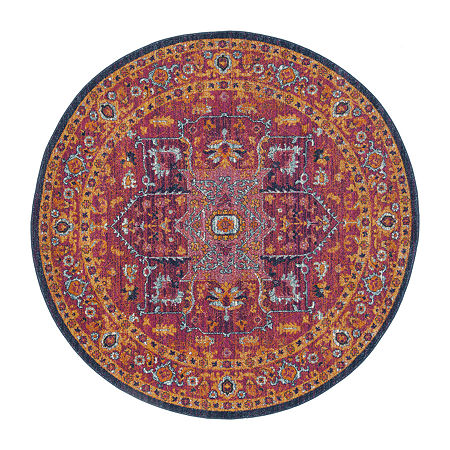 Click here for Safavieh Damjan Oriental Round Rugs  One Size  Mul... prices