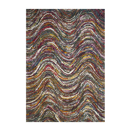 Click here for Safavieh Rachel Chevron Shag Rectangular Rugs  One... prices