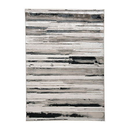 Feizy Micah R3049 Silver 210 x 710 Runner Rug - Silver