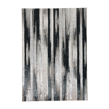 Feizy Micah R3338 Black 210 x 710 Runner Rug - Black