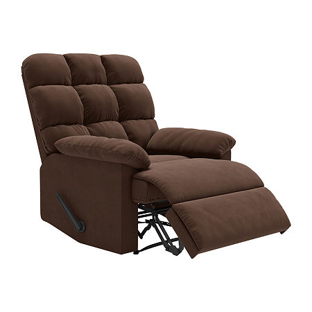 Click here for ProLounger Barbera Wall Hugger Biscuit Tufted Recl... prices