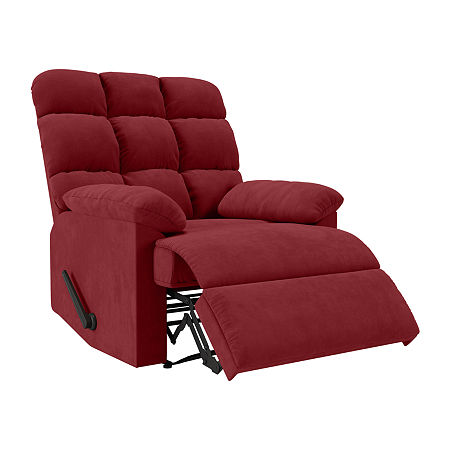 Click here for ProLounger Barbera Wall Hugger Biscuit Tufted Recl... prices