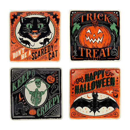 Click here for Certified International Scaredy Cat Dessert Plate... prices