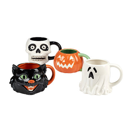 Click here for Certified International Scaredy Cat 3D Mug  Set of... prices