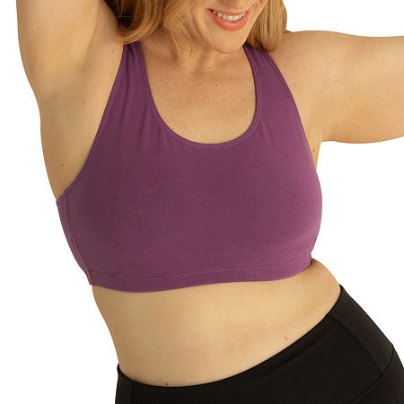 Click here for Leading Lady The Serena Wirefree Cotton Racerback... prices